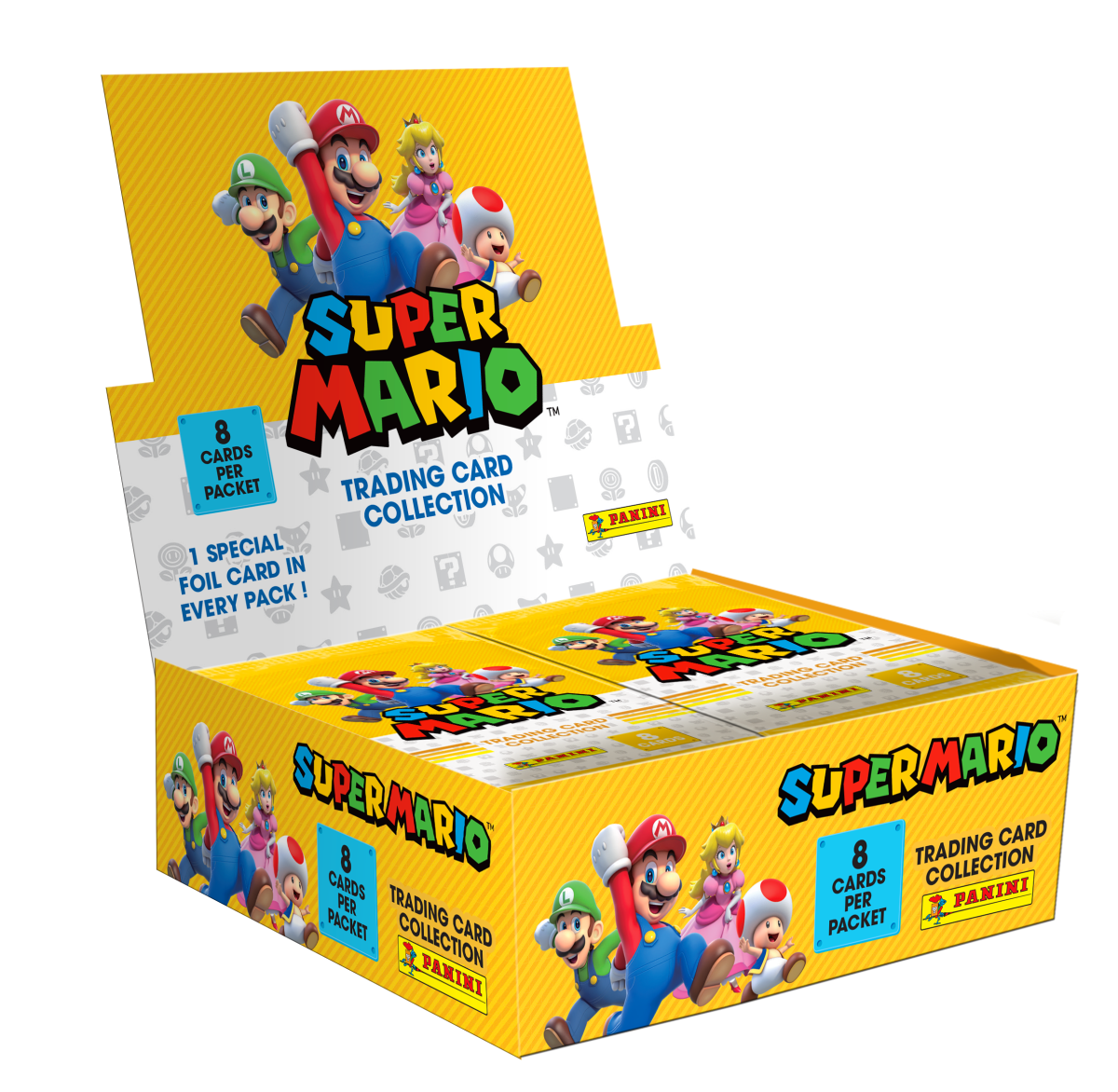Super Mario Trading Card Collection, Display: Serie 1 (18 kort pakker)